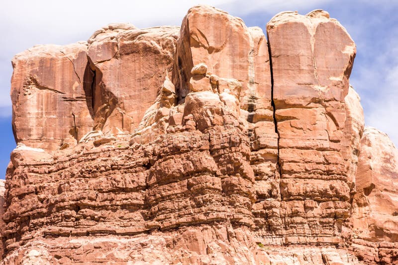 Hoodoo Formations at Utah National Park Mountains Stock Photo - Image ...