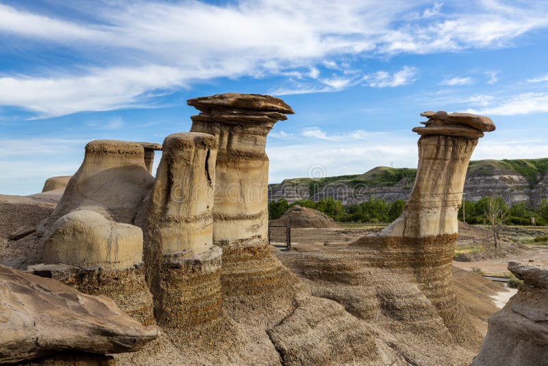 Hoodoos Alberta Canada stock photo. Image of erosion, nature - 1660460