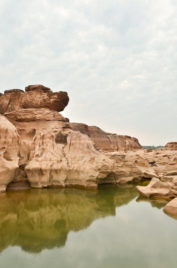 Hoofd Hond Bij De Grote Canion Van SAM Phan Bhok Stock Foto - Image of ...