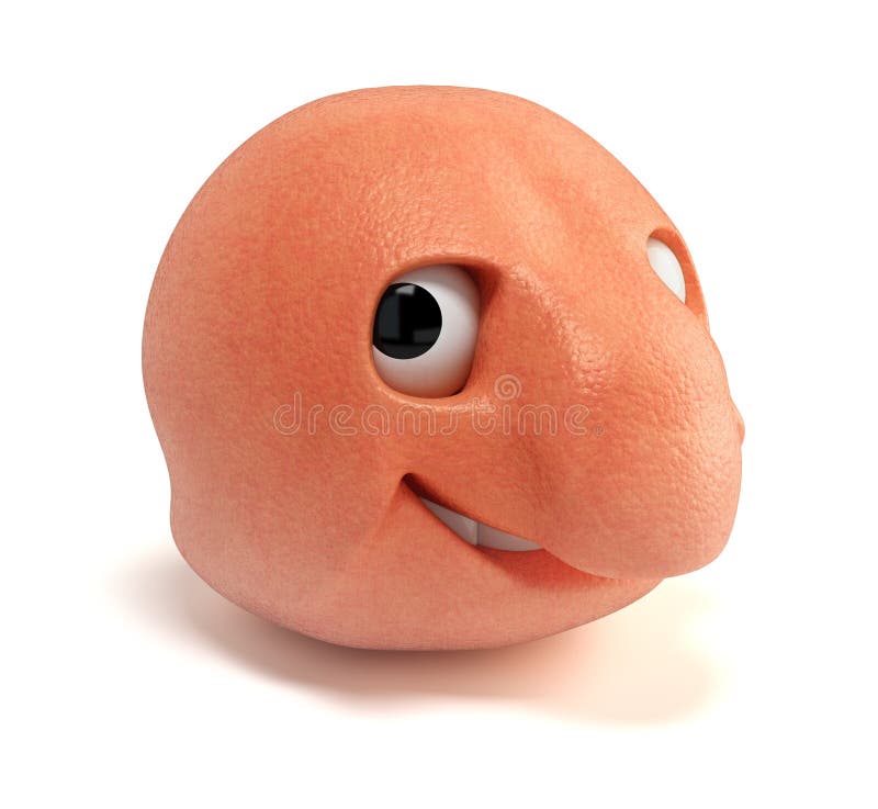 Hoofd met grote neus stock illustratie. Illustration of geïsoleerd ...