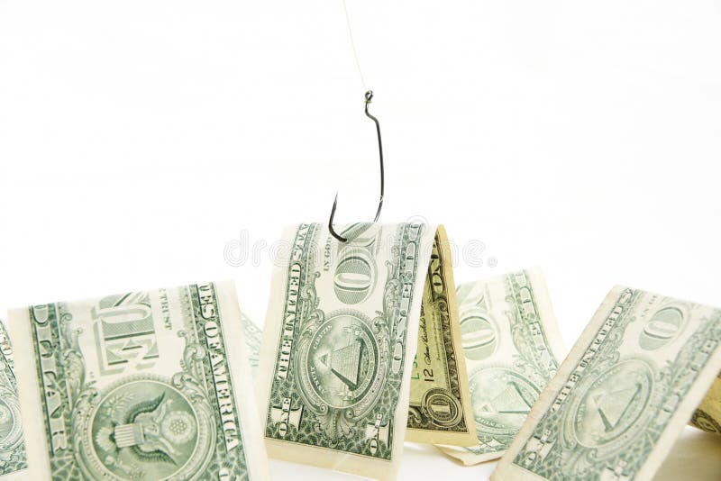 Hook stock photo. Image of catch, wealth, dollar, bill - 14808256