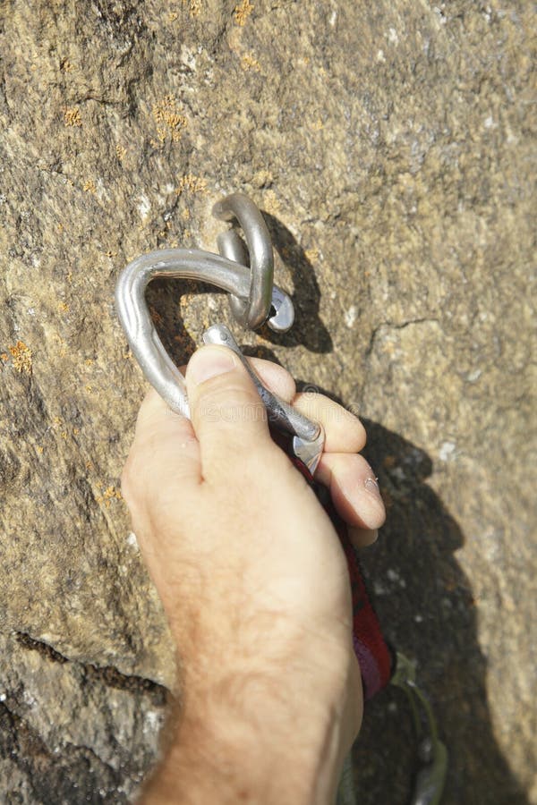 Hook on the Stone Immersing in the Transparent Sea Water Stock Photo ...