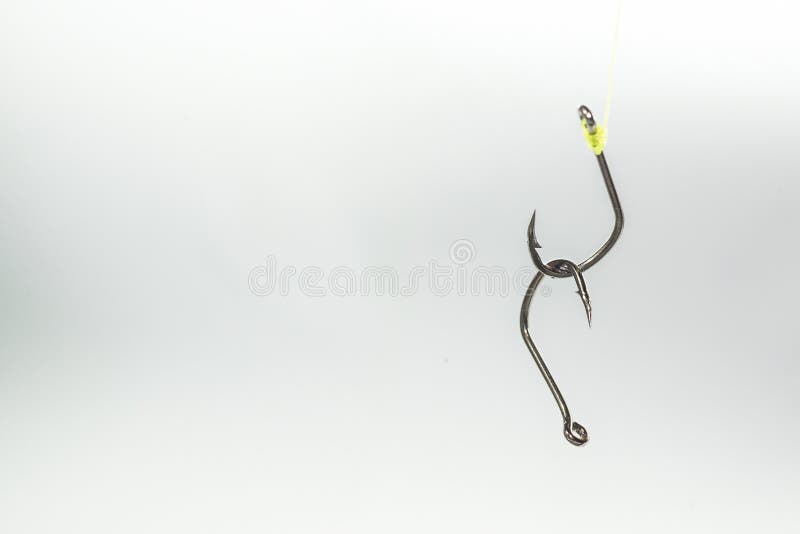 Double Hook are Intertwined and Connected. Stock Image - Image of flirt ...