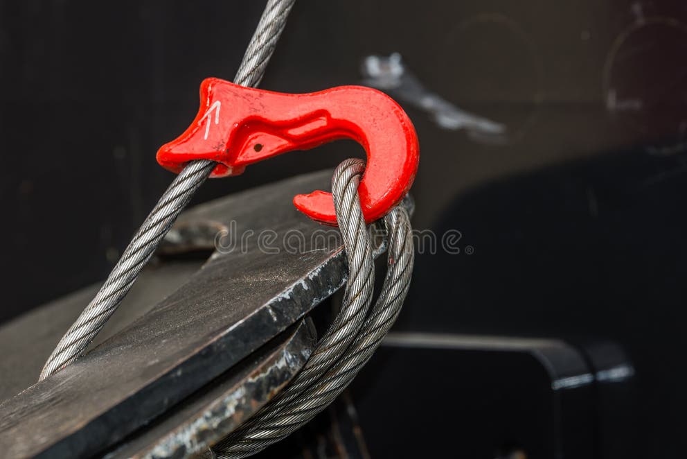 Hook and cable stock photo. Image of grid, equipment - 80521518