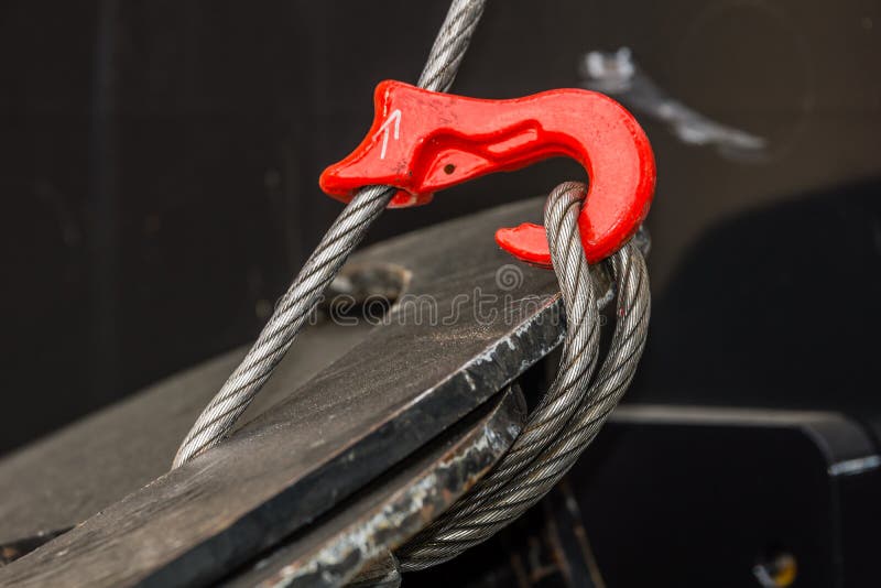 Hook and cable stock photo. Image of metal, iron, mechanic - 80521684