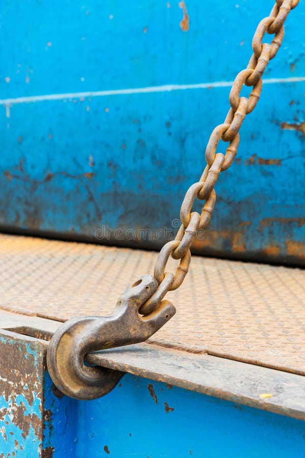 Hook and chain stock image. Image of equipment, outdoors - 32466885