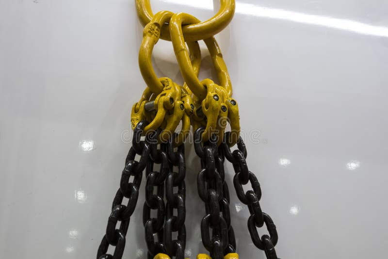 Hook , Chain and Steel Wire Stock Photo - Image of large, hook: 130651556