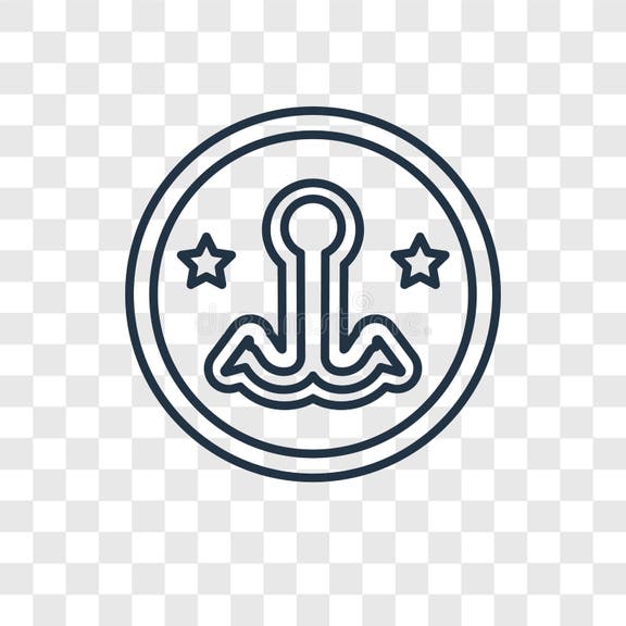 Hook Concept Vector Linear Icon Isolated on Transparent Background ...