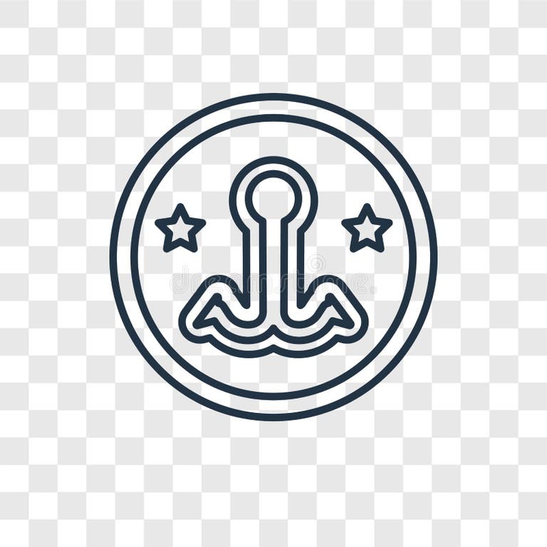 Hook Concept Vector Linear Icon Isolated on Transparent Background ...