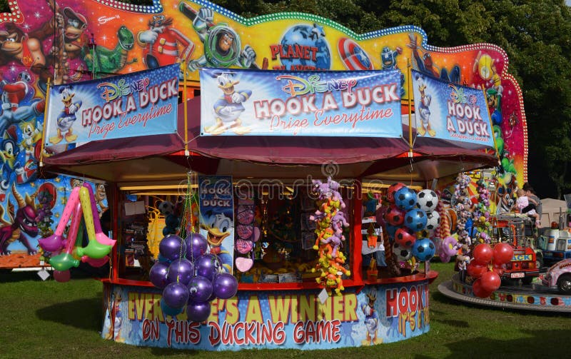Hook a Duck Fairground Games Editorial Image - Image of show, fair ...