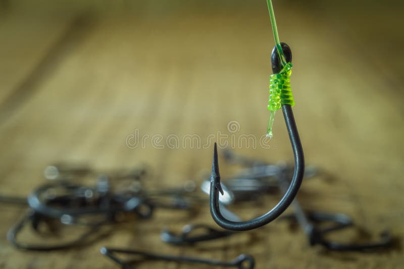 Hook Fishing Close Up Homemade Stock Photos - Free & Royalty-Free Stock ...