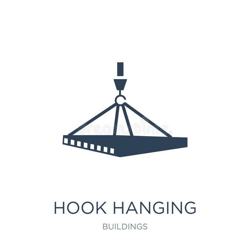 Hook Hanging Material Icon in Trendy Design Style. Hook Hanging ...