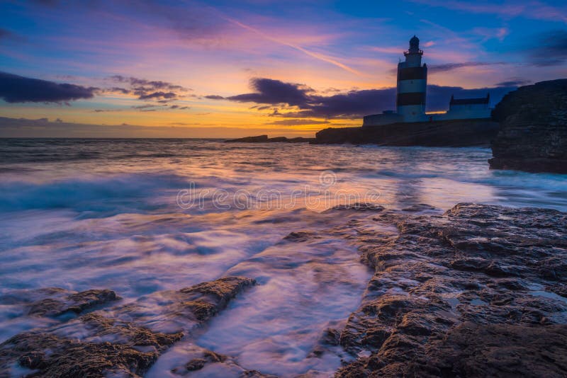 Hook Head Lighthouse stock photo. Image of island, castle - 81931428