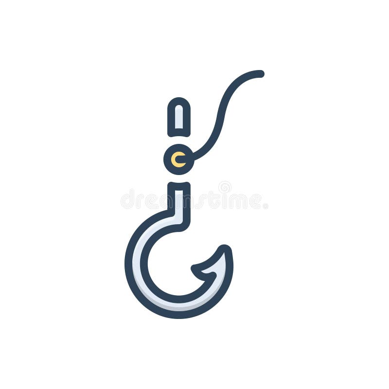 Color Illustration Icon for Hook, Clip and Pin Stock Vector ...