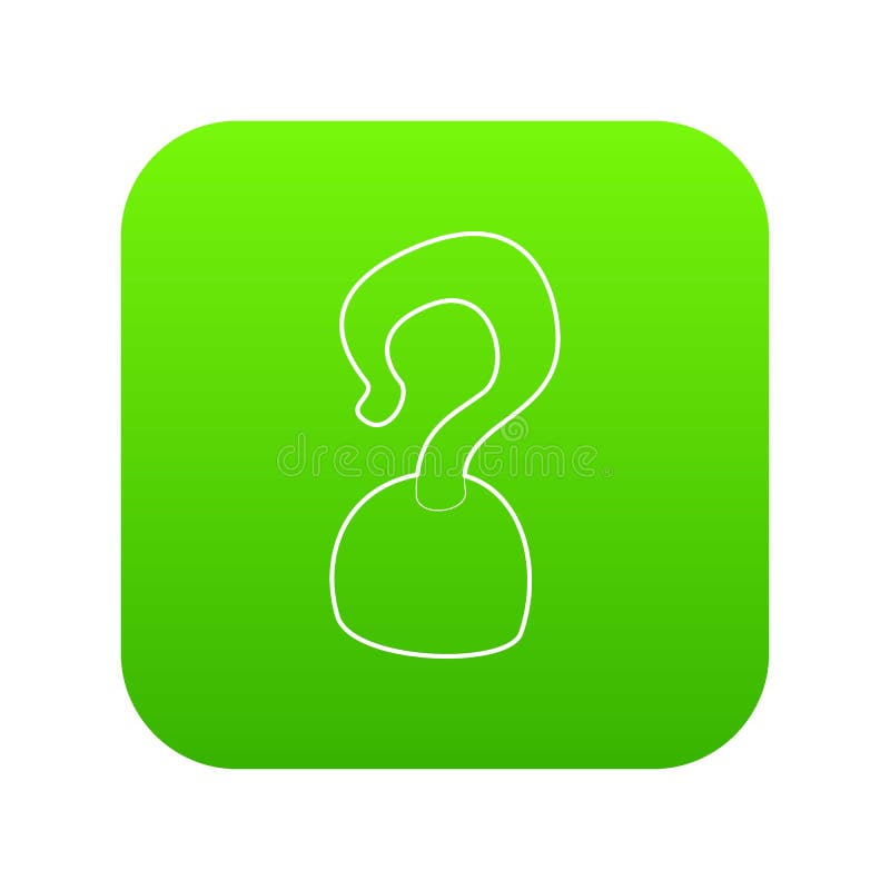 Hook icon green vector stock vector. Illustration of angry - 115452282