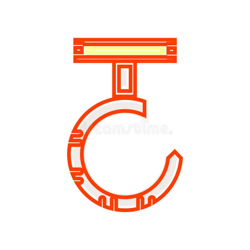 Hook Icon Vector Sign and Symbol Isolated on White Background, Hook ...