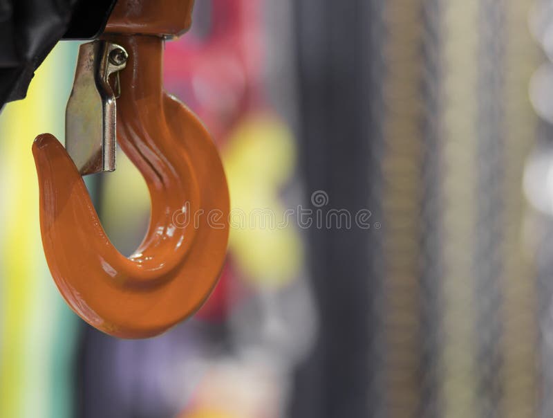 Hook for industrial crane stock photo. Image of industry - 168260030