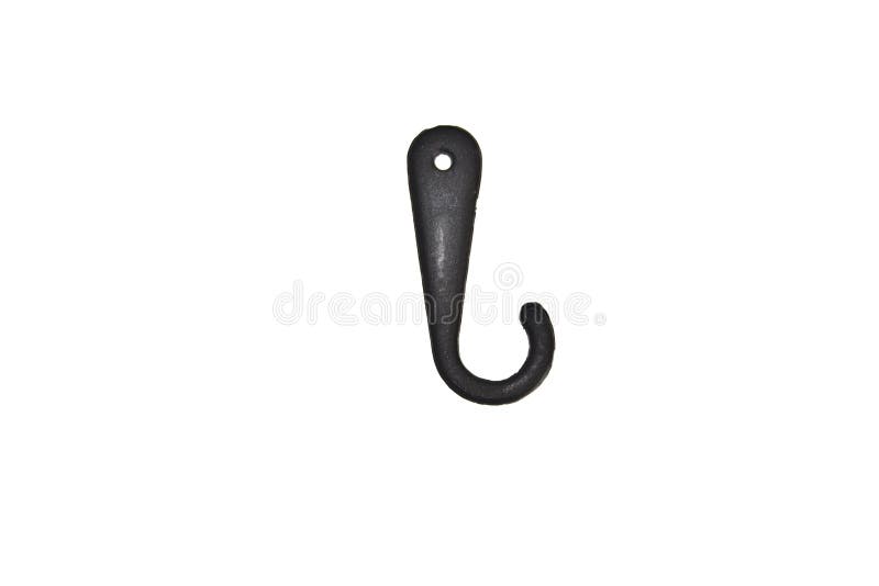 Hook Isolated On White Background Stock Image - Image of holdback, gold ...