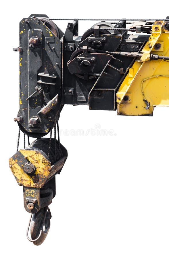 Hook lifting mechanism stock image. Image of machine - 90647033