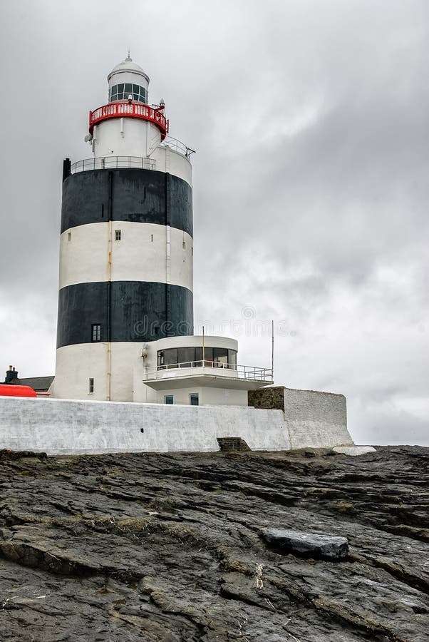 Hook Lighthouse at Hook Head, Ireland Stock Image - Image of navigation ...