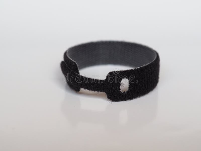 Hook and Loop Fastener Aka Velcro Stock Image - Image of black ...