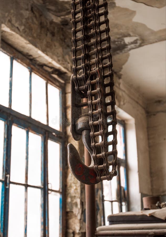 Lift Hook stock image. Image of drill, engineering, aged - 66626019