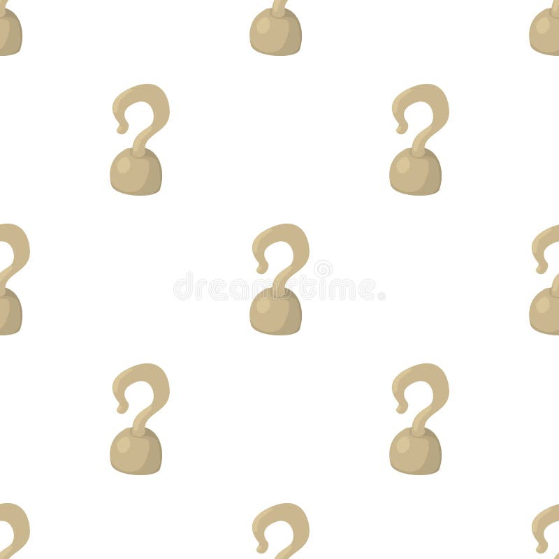 Hook Pattern Seamless Vector Stock Vector - Illustration of scary ...