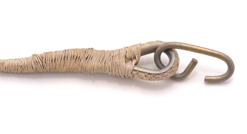 Hook and rope stock image. Image of catch, metal, connection - 192765071