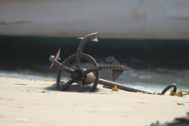 Hook in sand stock photo. Image of sand, water, fresh - 138288032