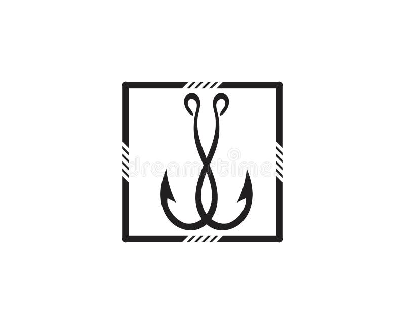 Hook Symbol and Logo Icon Vectors Stock Vector - Illustration of sharp ...