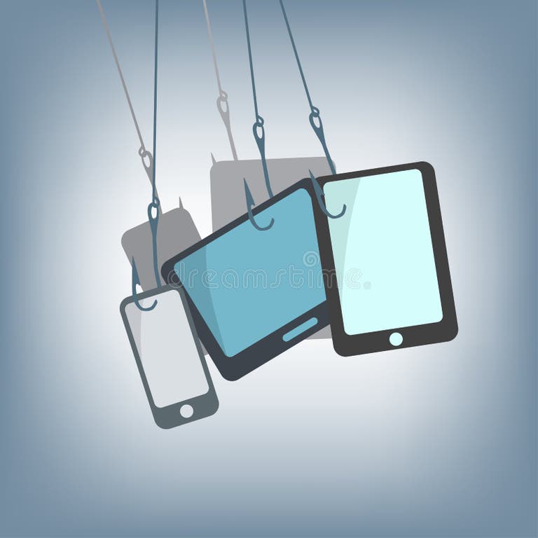 Hook with Tablet, Mobile and Smartphone, for Chasing Pursue Technology ...