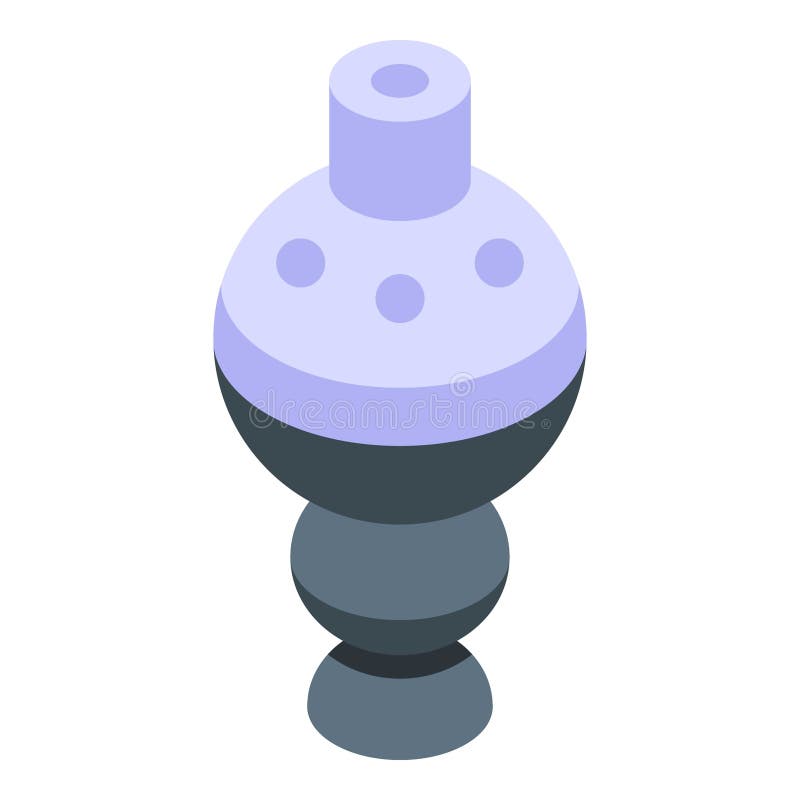 Hookah Stem Icon Isometric Vector. Smoke Shop Stock Illustration ...