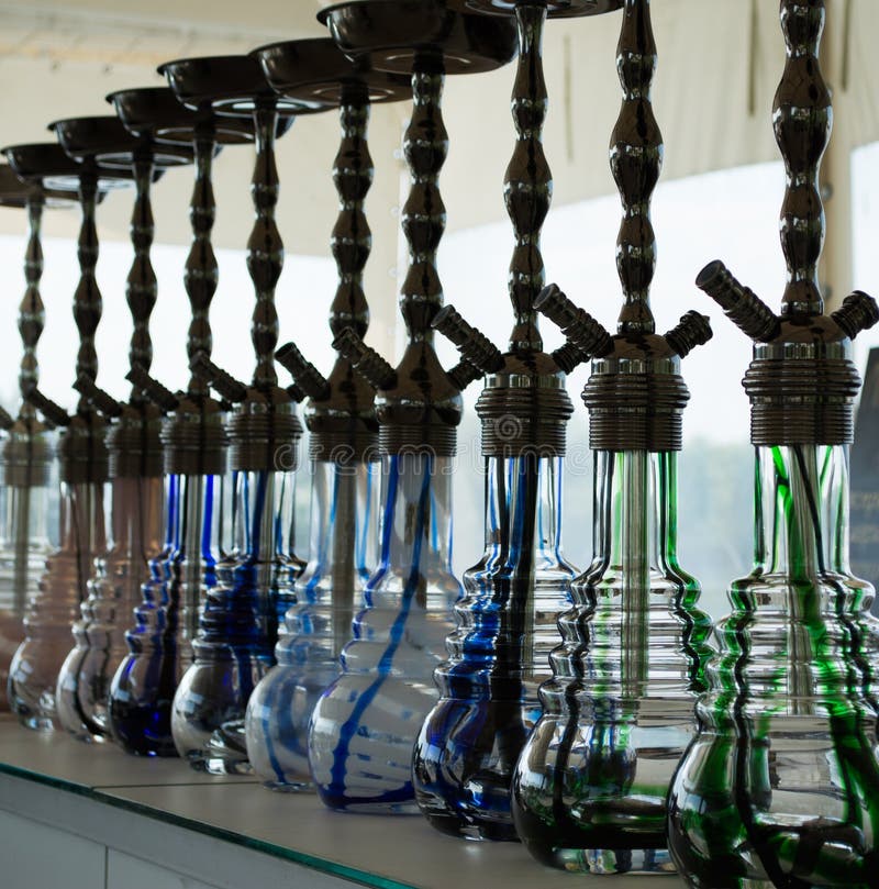 Hookahs stock photo. Image of glassy, asian, enjoyment - 56982330