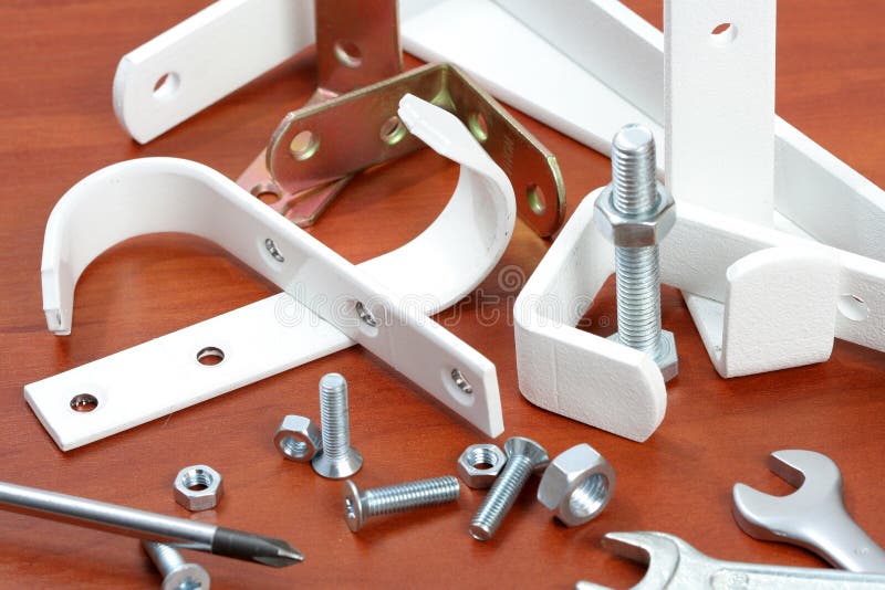 Hooks, arms and fixture stock photo. Image of small, simplicity - 3952348