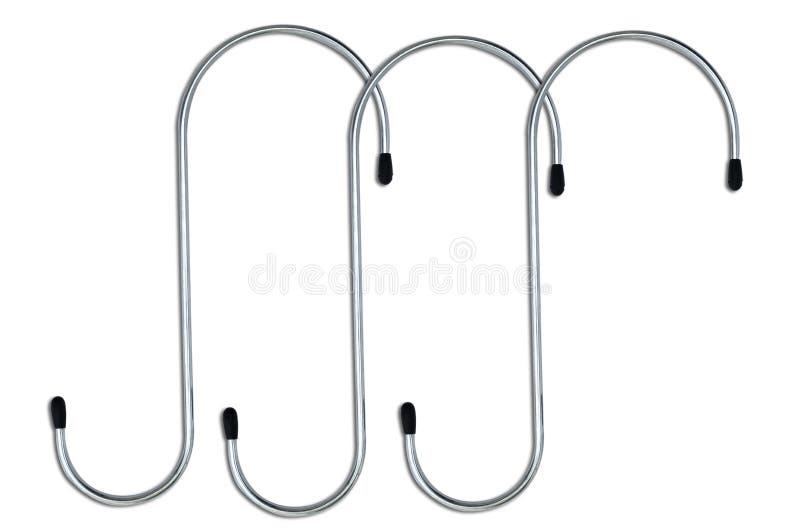 Hooks isolated on white stock image. Image of hook, bent - 51076393