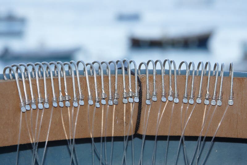 Longline fishing hooks stock photo. Image of longlining - 34631744