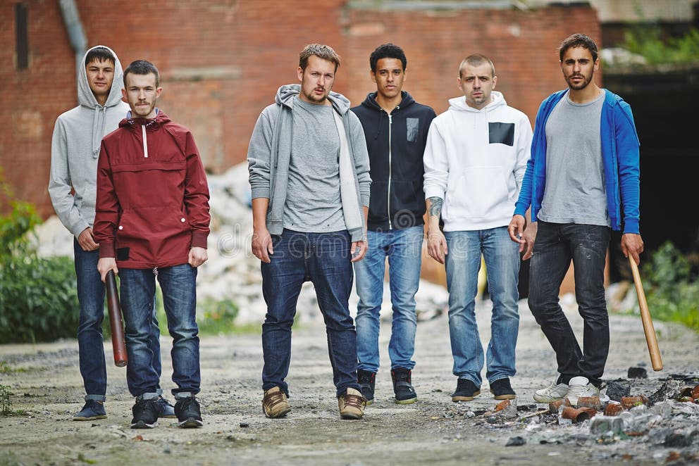 Hooligans stock photo. Image of mobster, rebellion, ghetto - 65655342