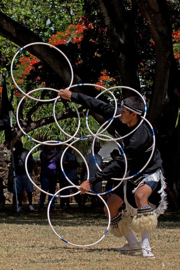 Navajo Hoop Dancing editorial stock image. Image of american - 21425324