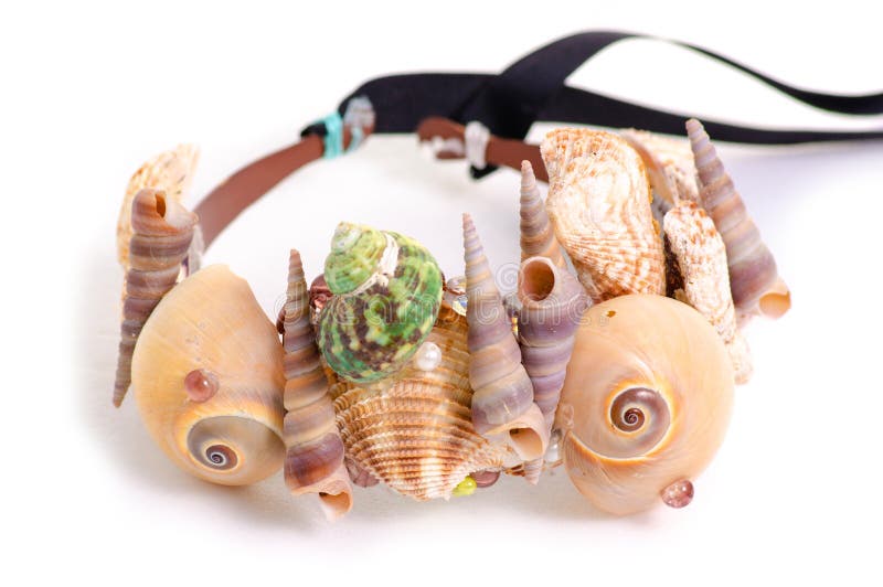 Hoop for the Head of the Shells Decoration Stock Photo - Image of ...