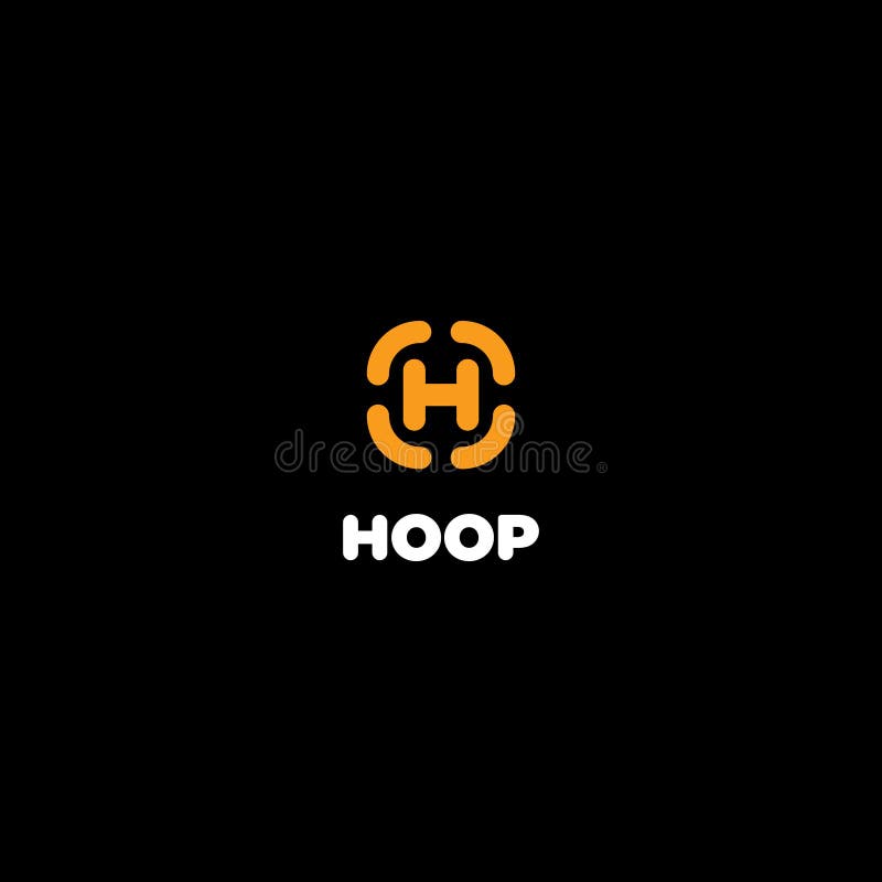 Hoop Logo Template Vector stock vector. Illustration of color - 143793592