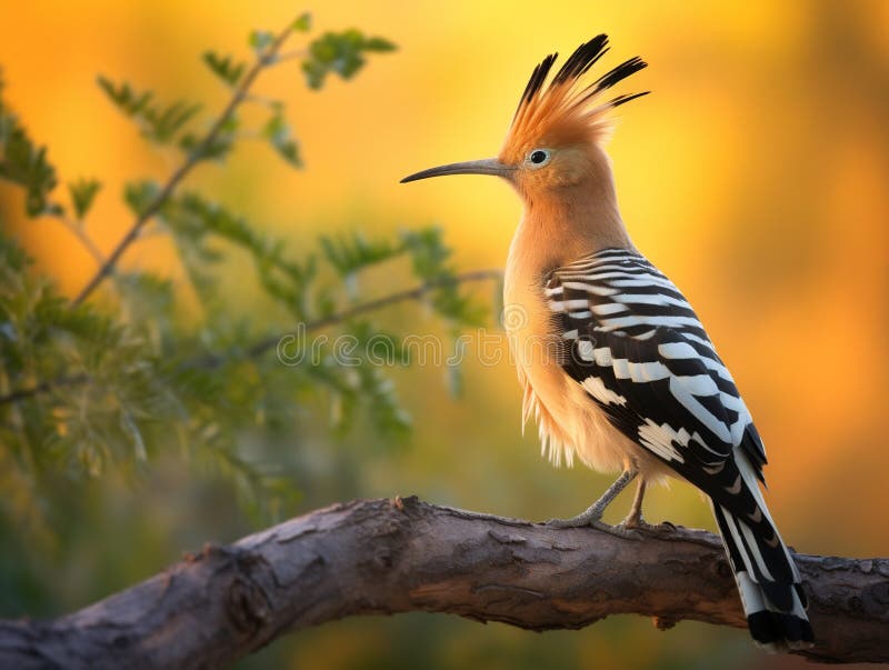 Hoopoe bird stock illustration. Illustration of ornithology - 293706531