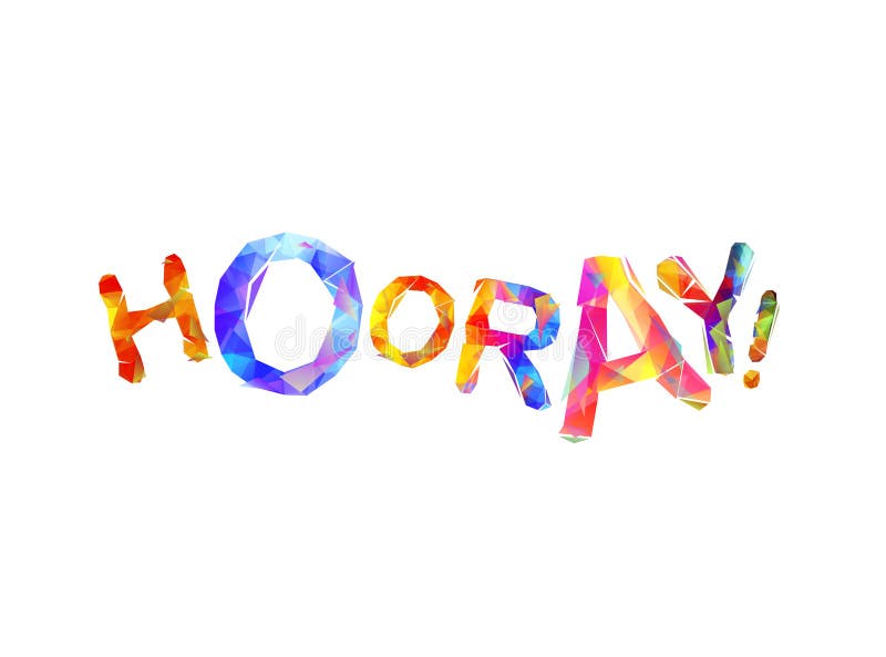 Hooray Stock Illustrations – 2,080 Hooray Stock Illustrations, Vectors ...