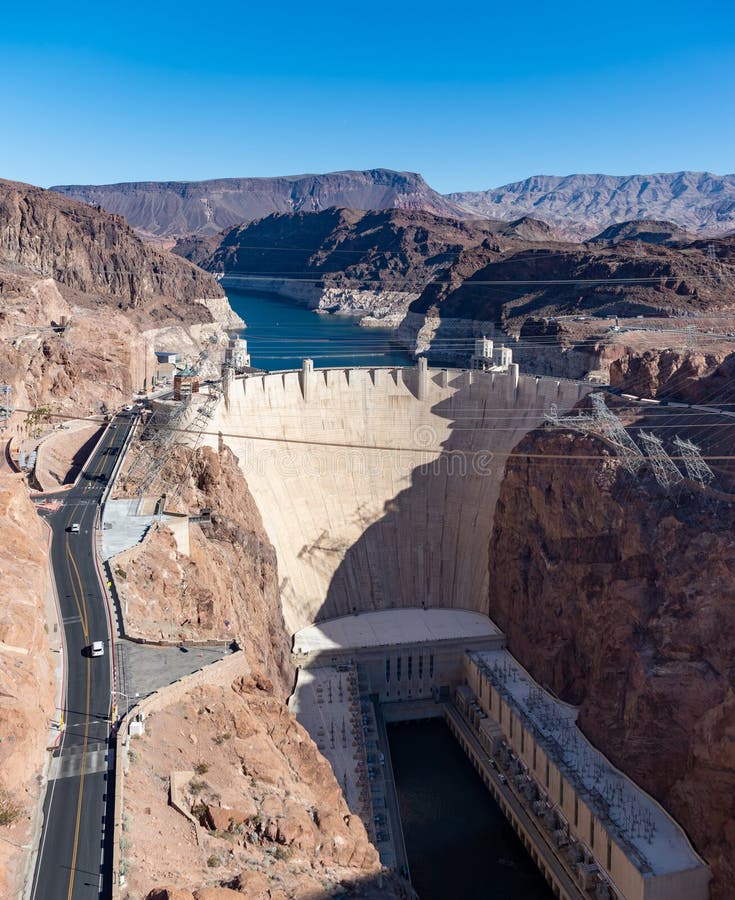 Hoover Dam stock image. Image of mead, attraction, barrier - 271341241