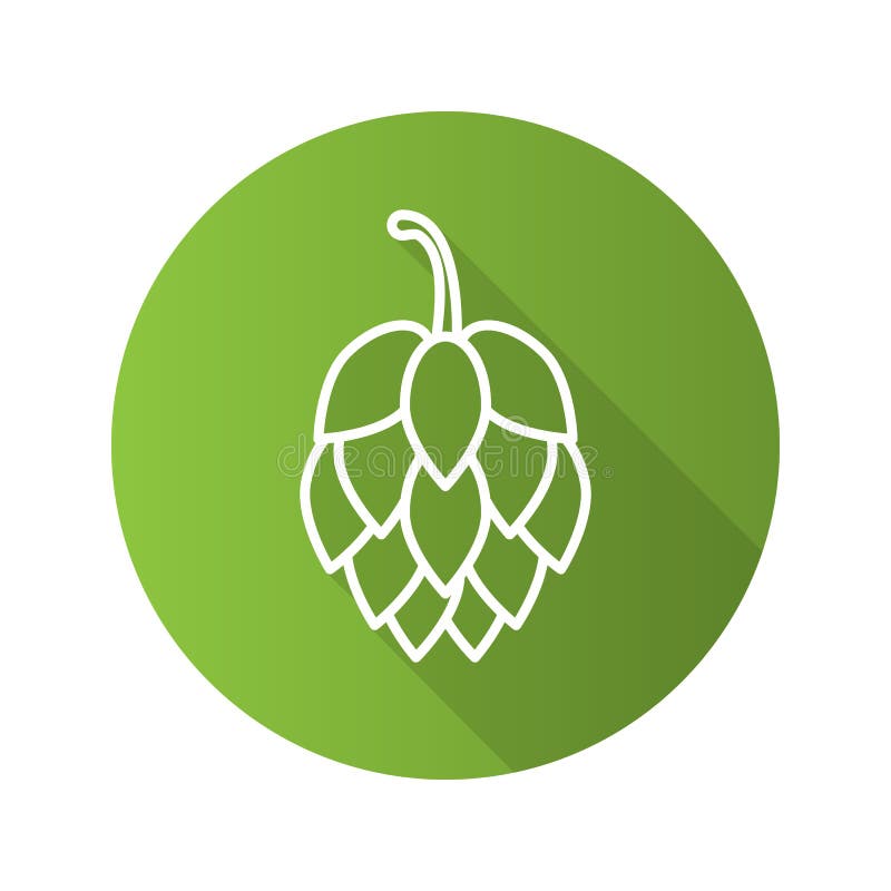 Hop Cone Green Leaf Icon Outline Style Stock Illustrations – 27 Hop ...