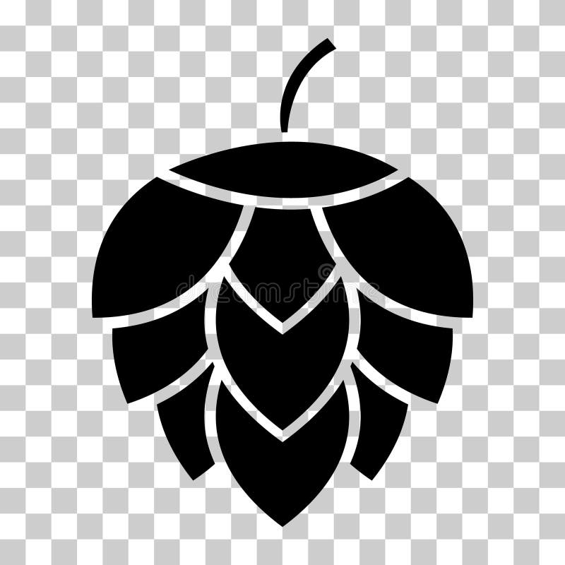 Hop Icon Beer Cone Leaf Sign,pub Herb Design, Nature Seed Vector ...