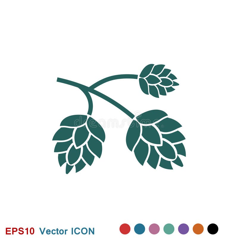 Hop Icon Logo, Illustration, Vector Sign Symbol for Design Stock ...