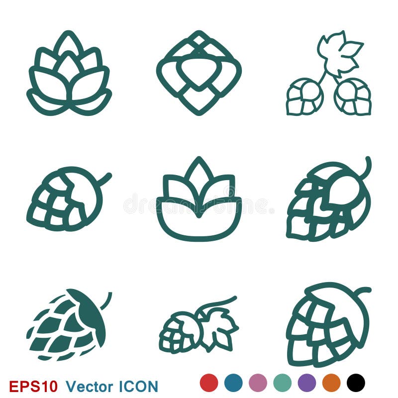 Hop Icon Logo, Illustration, Vector Sign Symbol for Design Stock ...