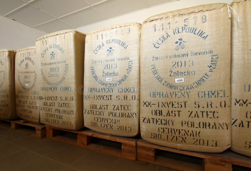 Hop sacks editorial stock photo. Image of production - 42461553