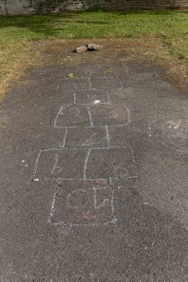 Numbered Hop Stoctch Game Stock Photos - Free & Royalty-Free Stock ...