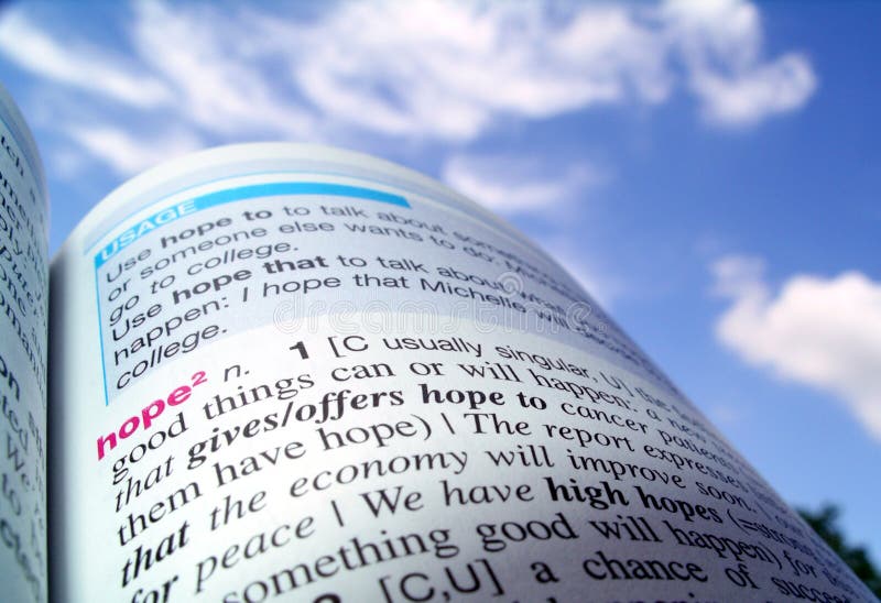 Hope stock image. Image of open, language, linguistic - 1222805